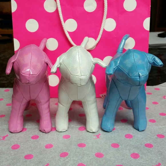 PINK Victoria's Secret | Other | Vs Pink Iridescent Mini Dog Complete ...